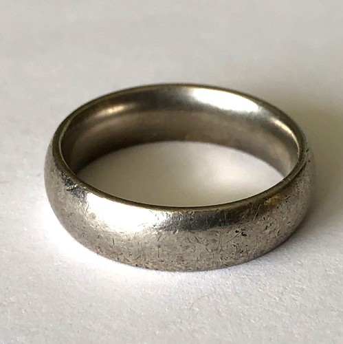 FC .925 Sterling Silver Ring Or 5.17 mm Ladies Simple Plain Wedding ...