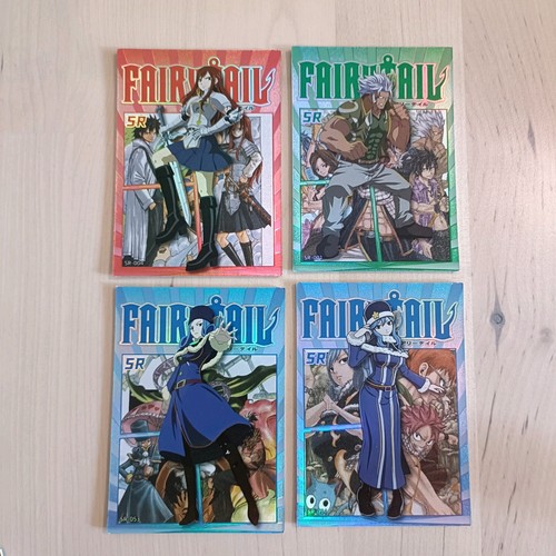 N° 1 4 54 53 SR Foil Erza Elfman Juvia fairy tail trading card Lot 4 ...