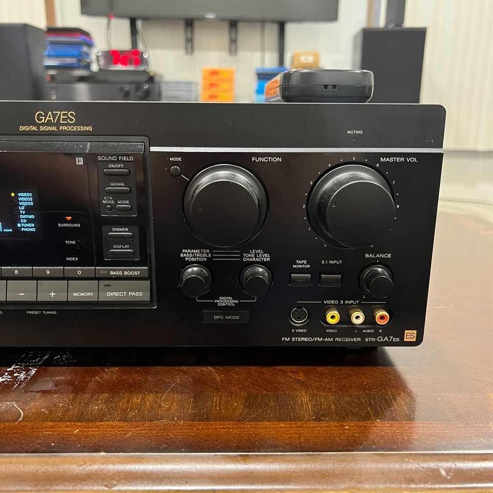 Sony STR-GA7ES AM/FM Phono 5.1 Channel Stereo Dolby Receiver Bundle w ...