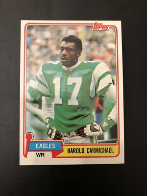 1981 TOPPS HAROLD CARMICHAEL #35 PHILADELPHIA EAGLES FOOTBALL CARD HOF ...
