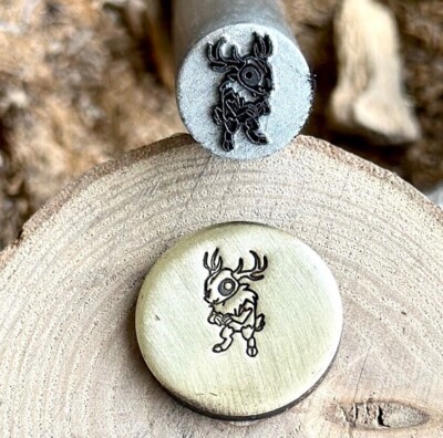Cute Wendigo Metal Stamp Marking Steel Die Mythological Impact Punch ...