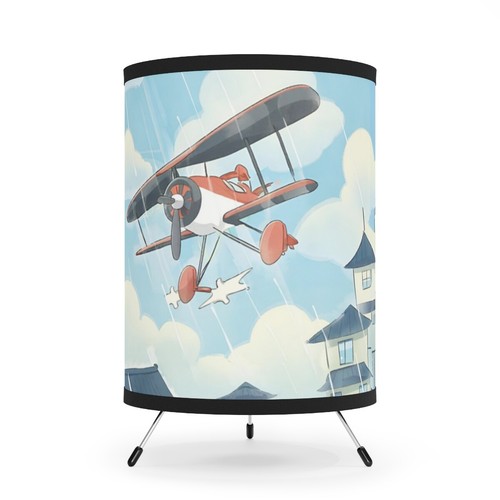 Cute Airplane Lamp w/ Shade, Perfect for Aviation themed nursery ...