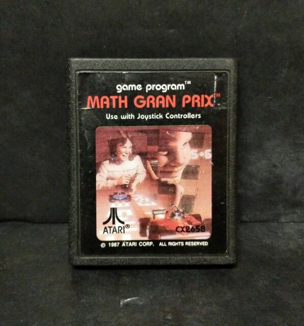 Math Gran Prix (Atari 2600, 1982) for sale online | eBay