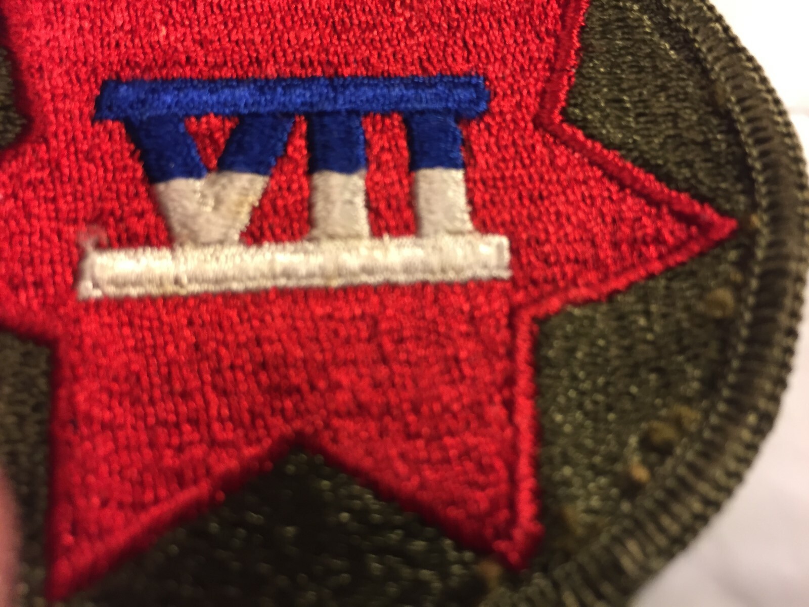 US Army - 7th Corps. sew-on Color Patch | eBay