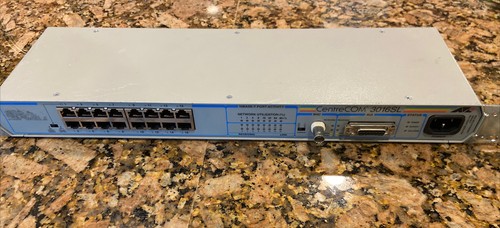 Allied telesyn Centrecom 3016SL Hub 16 Port RJ45 BNC Aui Eee 802.3 ...