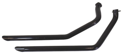 V-Factor 90033 Black 40" Drag Pipes 1-3/4" Exhaust Harley Ironhead ...