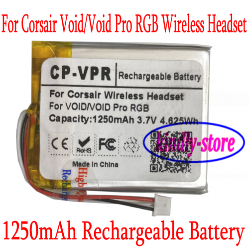1250mAh Replacement Battery For Corsair Void / For Void Pro RGB ...