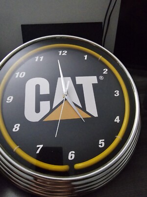 Light Up Neon Caterpillar Clock | eBay