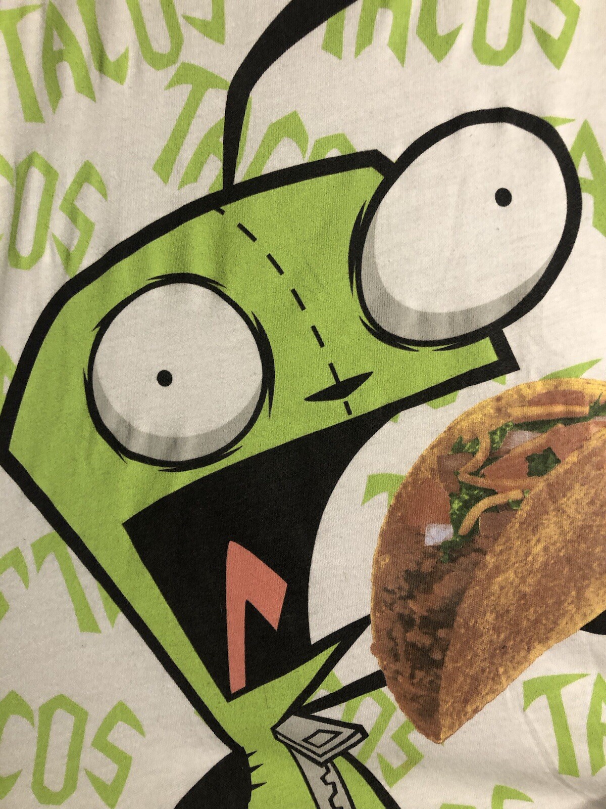 REAL Vintage 2010 Invader Zim Gir TACOS y2k emo mall … - Gem