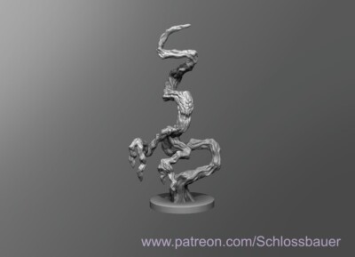 Small Lightning Elemental Monster Manual 28mm Scale DND D&D Miniature ...