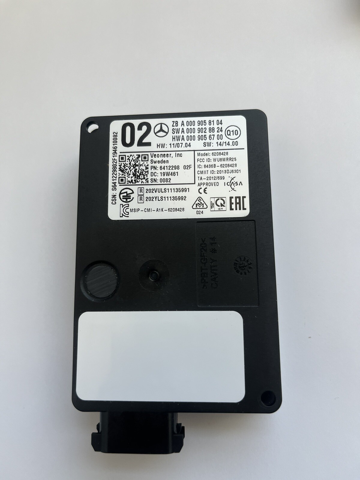 2017 W218 MERCEDES Cls63 AMG Cls550 Rear Blind Spot Radar Sensor OEM ...