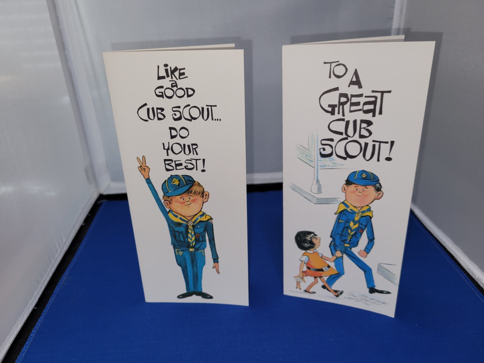 Boy Scouts Vintage Cub Scout Birthday/Greeting Cards 1968 Lot of 25 w ...