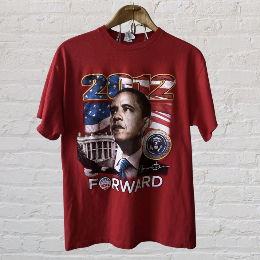 Barack Obama 2012 44th President Forward Men’s L Rap … - Gem