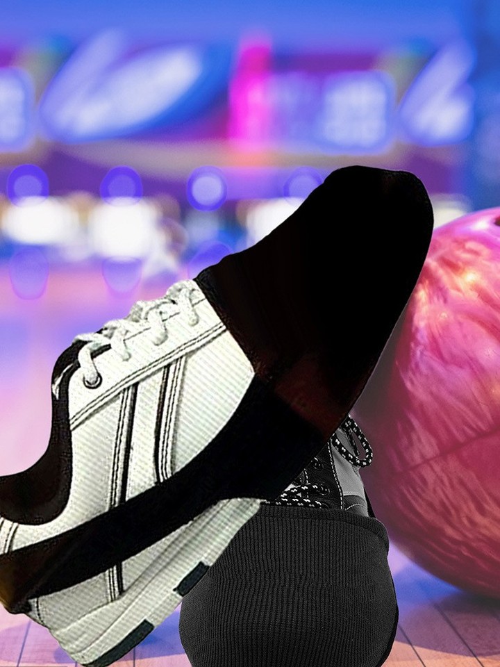 Bowling Shoe Covers 1 Pairs Black Bowling Shoes Slider Bowling Shoe ...
