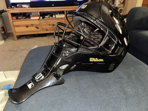 Wilson Adult Pro Stock Umpire Helmet Steel Cage Size L/XL (7"- 7 5/8 ...