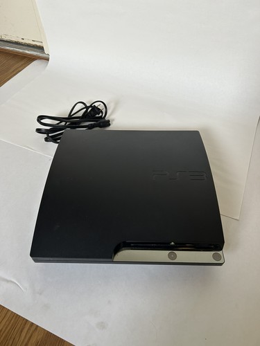 Sony PlayStation 3 Slim 160gb Black Console Gaming System CECH-2501A ...