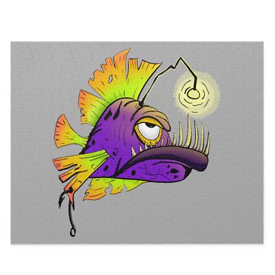 Mad Fisher Fish Cartoon Puzzle (120, 252, 500-Piece) | eBay