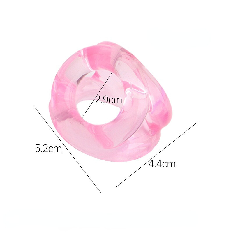 Reusable Penis Ring Glans Sleeve Enlarger Delayed Ejaculation Extender ...