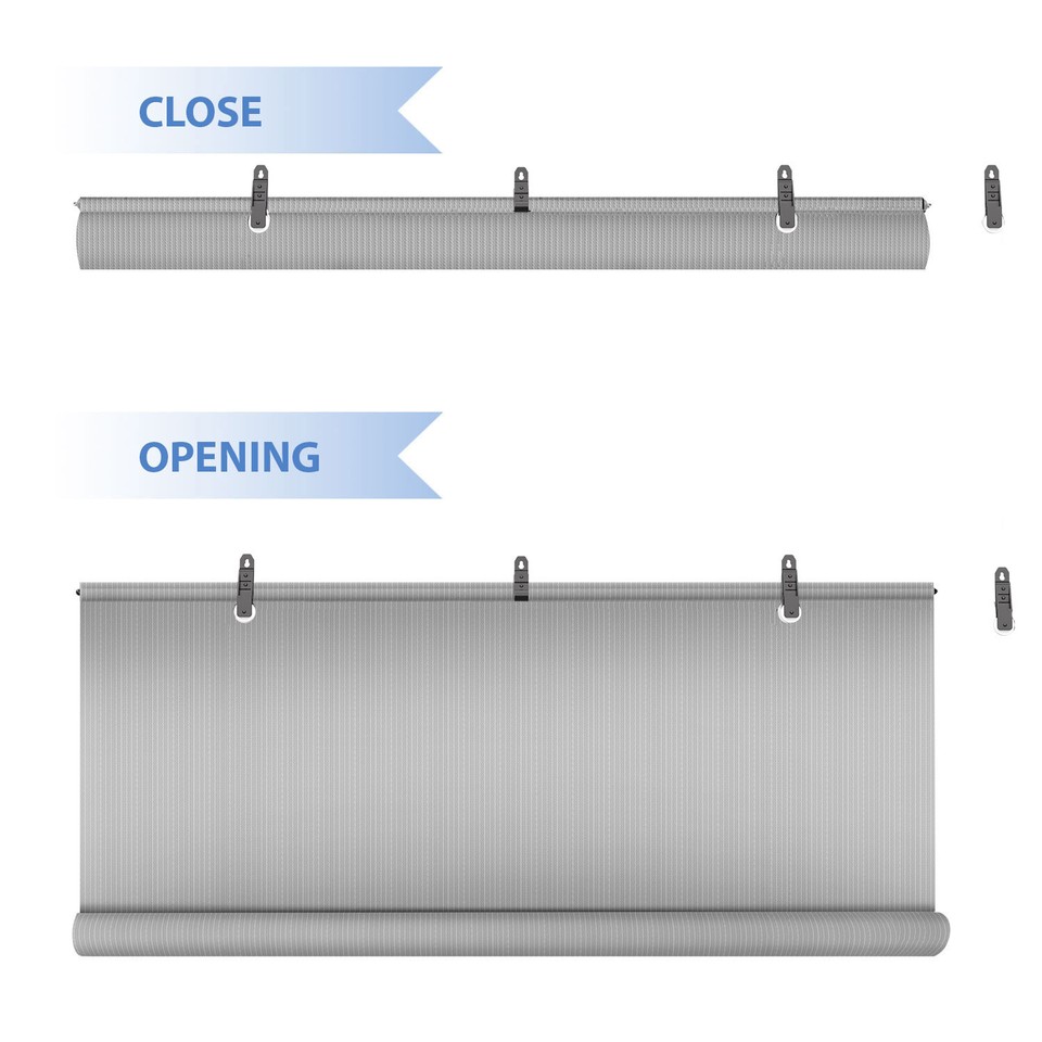 Roller up Shade Roller Shade Light Filtering Gazebo Porch Garden ...