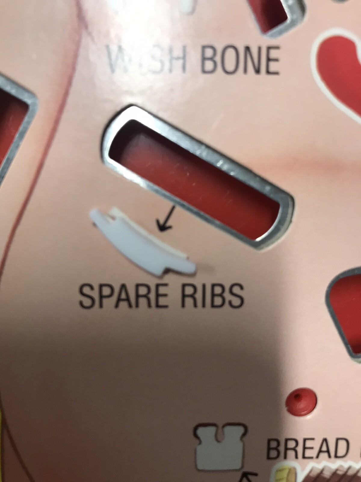 Operation Game Pieces Spare Ribs