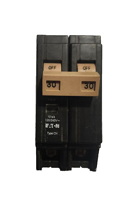 Eaton Cutler Hammer Circuit Breaker 30 Amp 2 Pole CHF230 lifetime ...