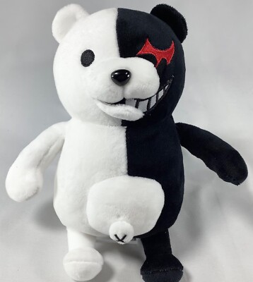 Dangan Ronda ZEALOVE Monokuma Plush Bear Anime Black White Stuffed Doll ...