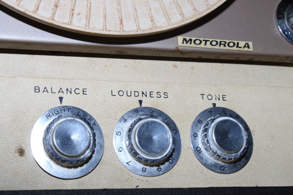 1950's Motorola Stereophonic Golden Voice Record Player Portable ...