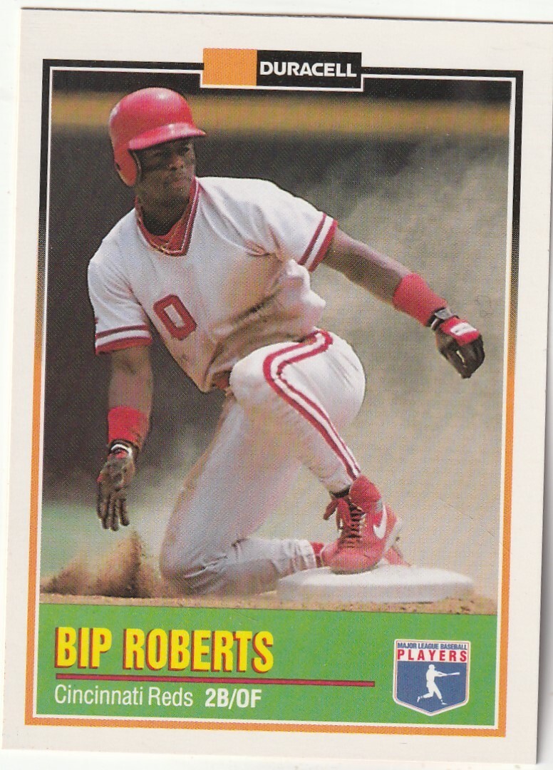 FREE SHIPPING-MINT-1993 Duracell Series I Bip Roberts #18 REDS | eBay