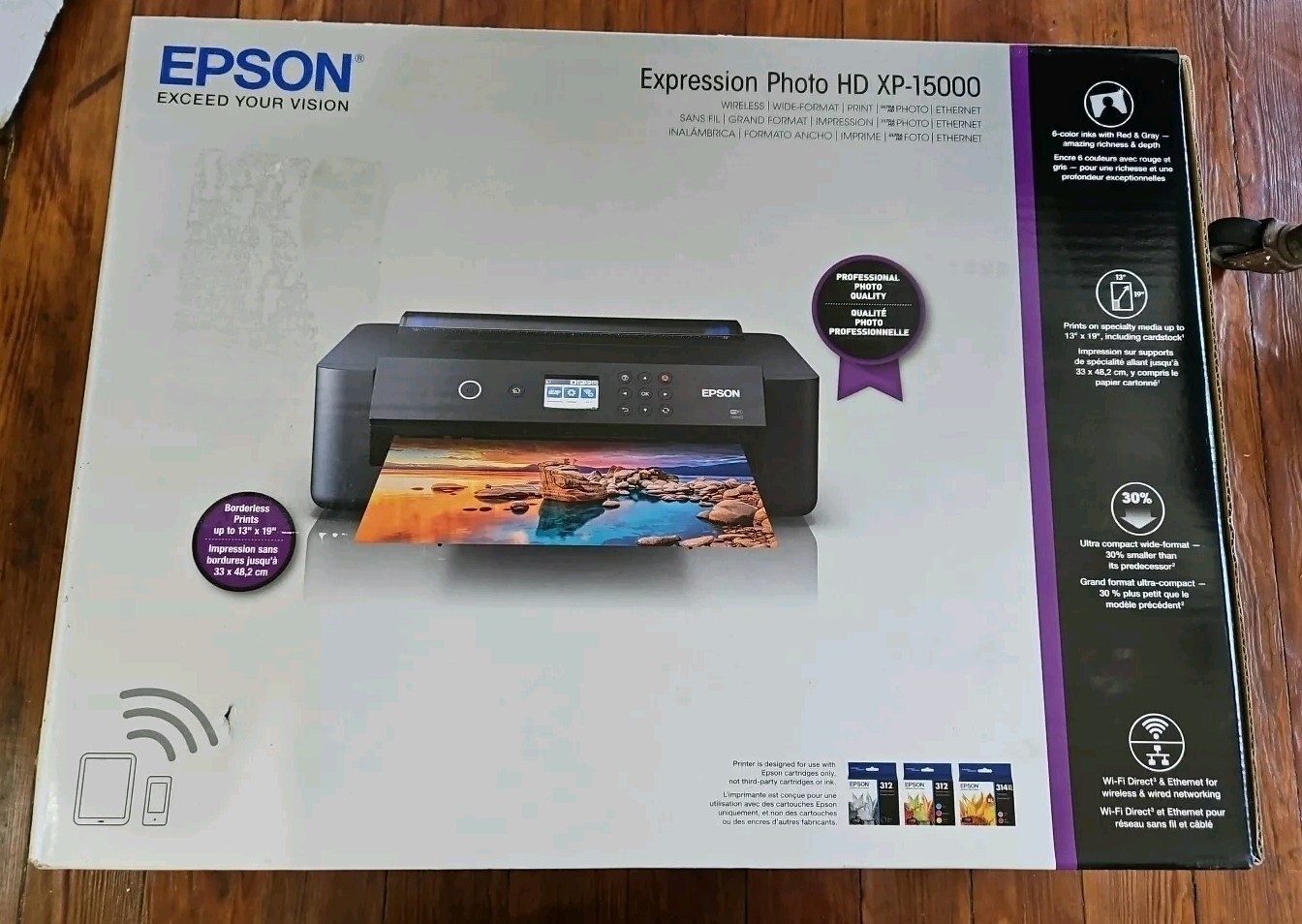 Epson Expression Photo HD XP-15000 Wide-format Printer - Black for sale ...
