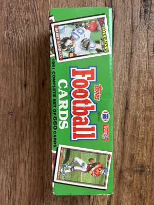 1991 Topps Football Complete Set - 660 Cards | eBay