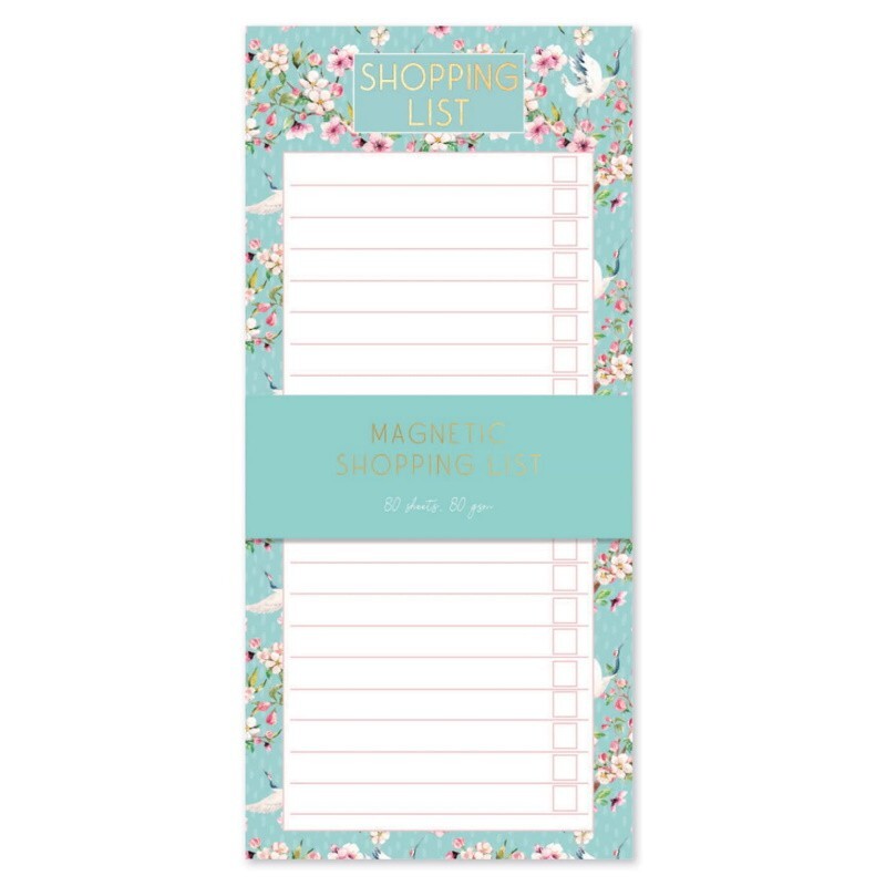 Magnetic Shopping List Pad Notepad 80 Tear Off Pages Fridge Memo To Do ...