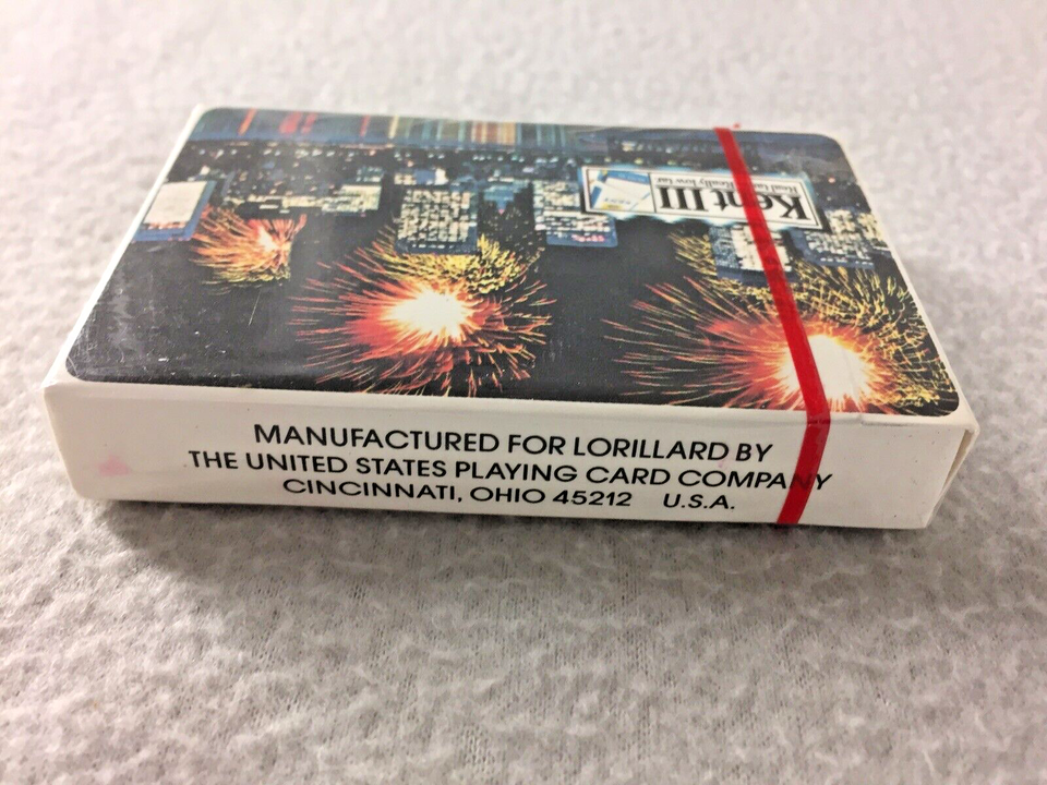 Vintage Kent III Tobacco Cigarette Advertising Playing Card Deck Sealed ...