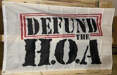 Defund The HOA Flag FREE SHIP Suburbs Man Cave Beer Fun Freedom USA ...