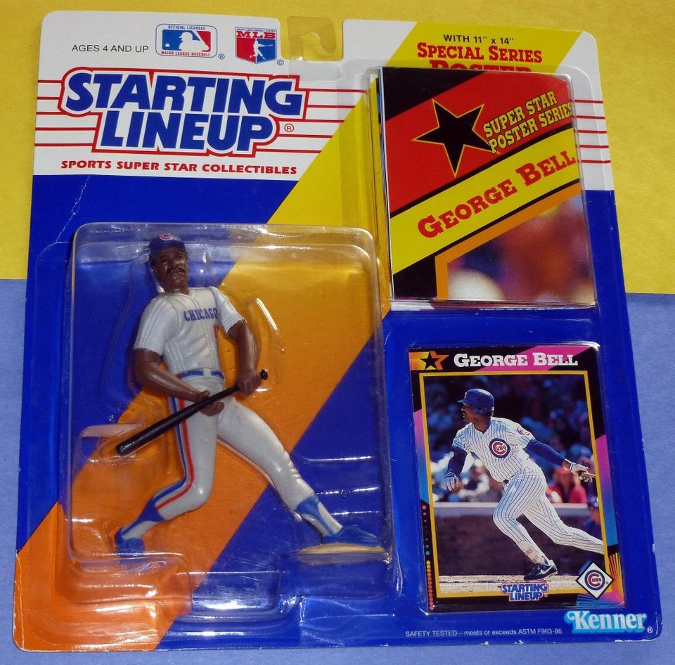 1992 GEORGE BELL Chicago Cubs final Starting Lineup plus poster | eBay