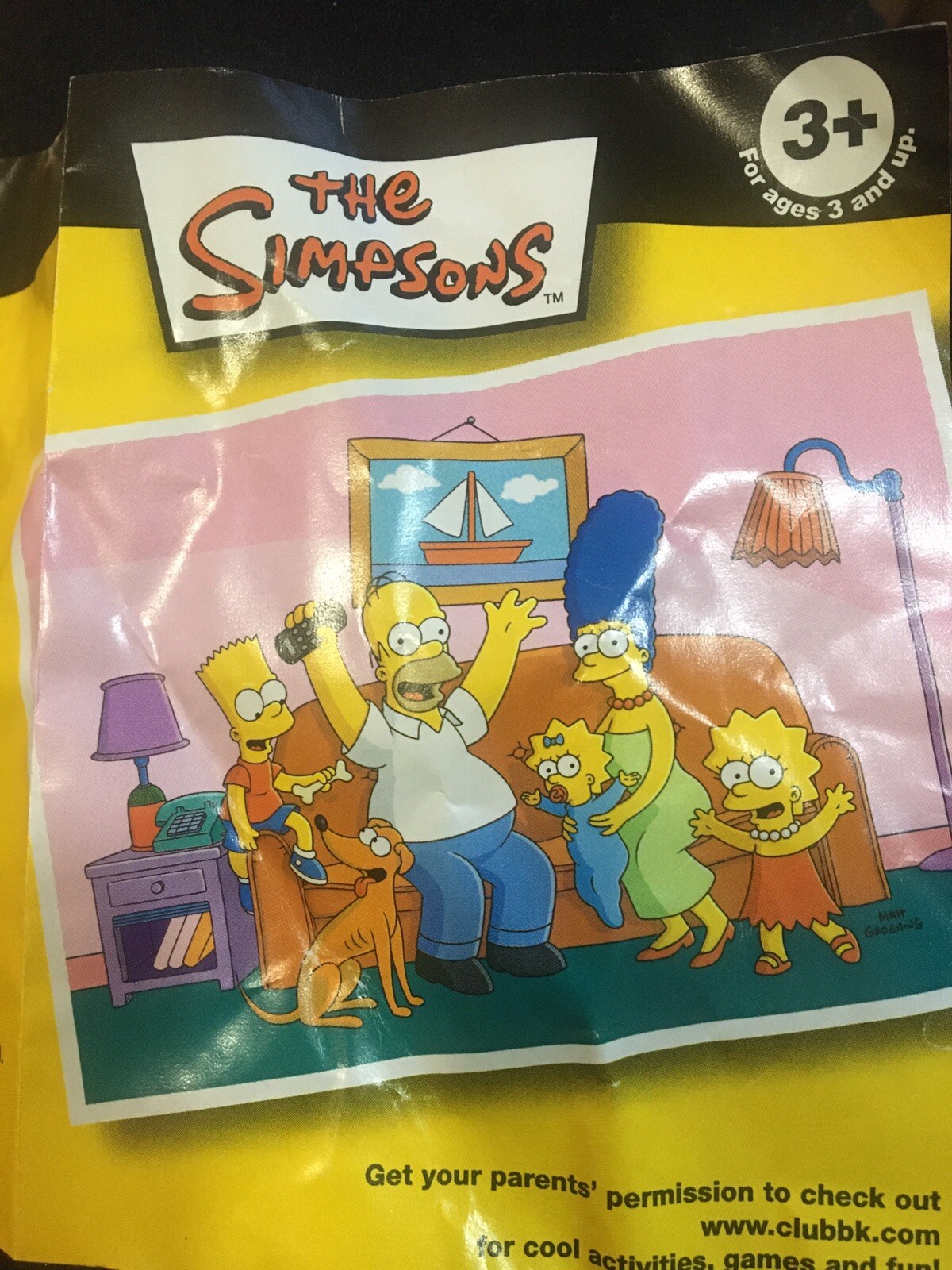 The Simpsons LISA 2008 Burger King Limited Release Push Button Figurine ...