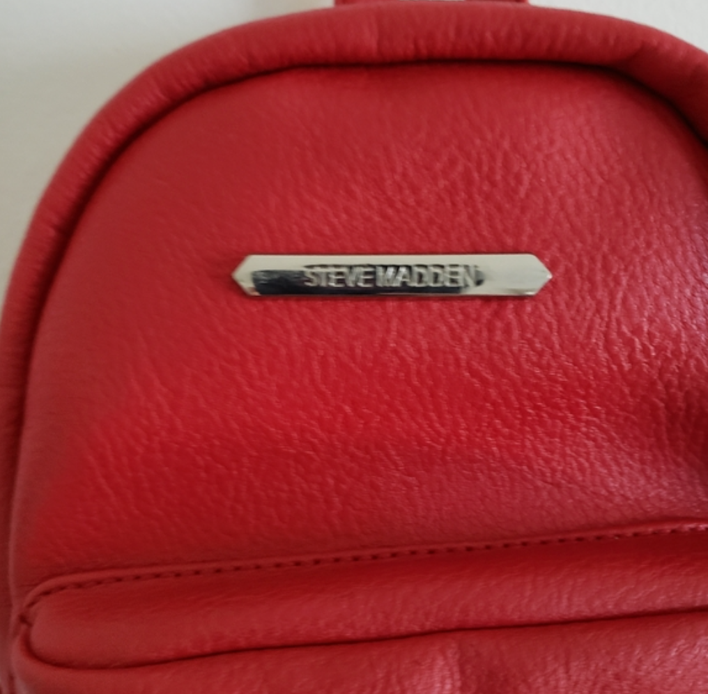 Steve Madden Red Mini Backpack | eBay