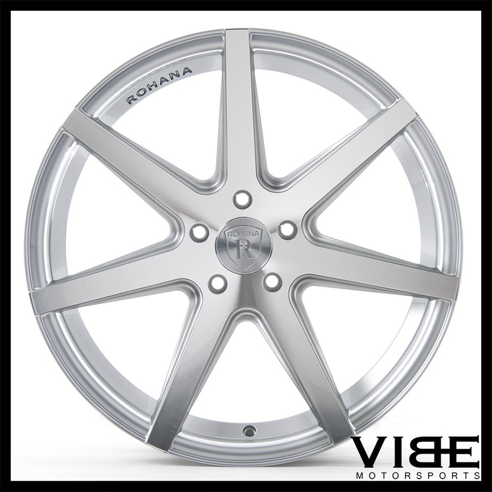 20" ROHANA RC7 SILVER CONCAVE WHEELS RIMS FITS MERCEDES W215 CL500 CL55 ...