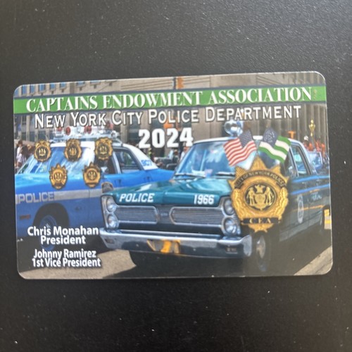 NYPD Captains POLICE COURTESY CARD 2024 Collectable Expired | eBay