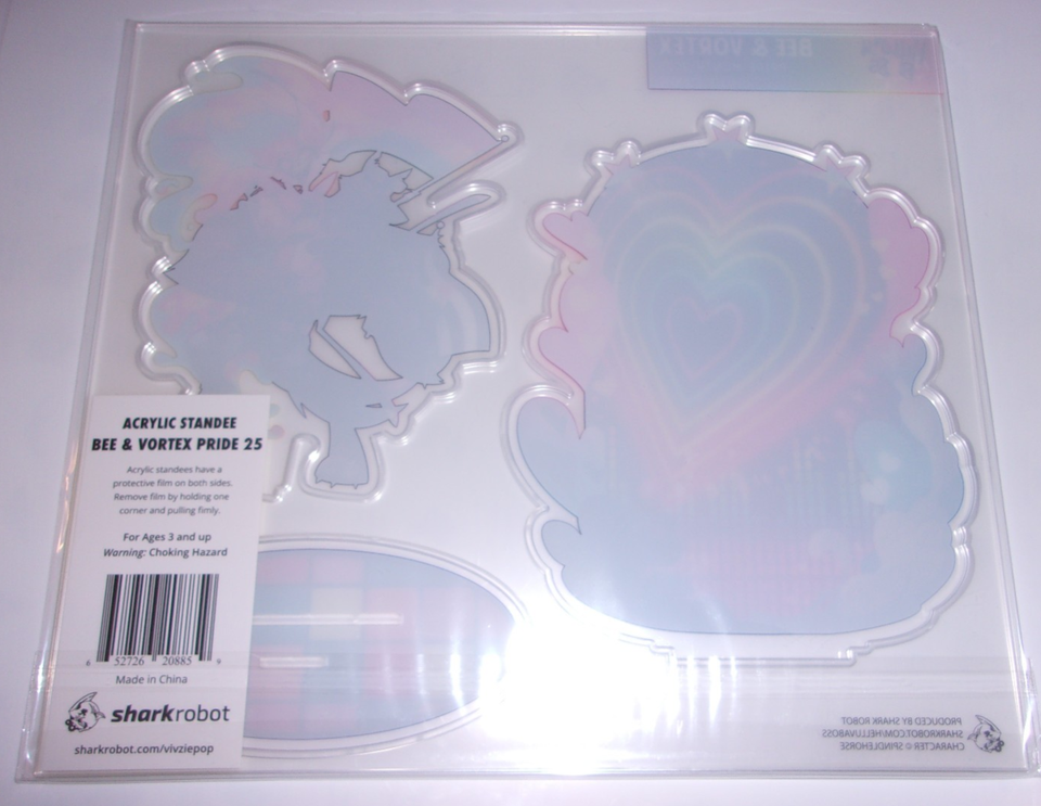 Vivziepop Helluva Boss Pride Month Beelzebub & Vortex Acrylic Standee 2025 NEW! | eBay