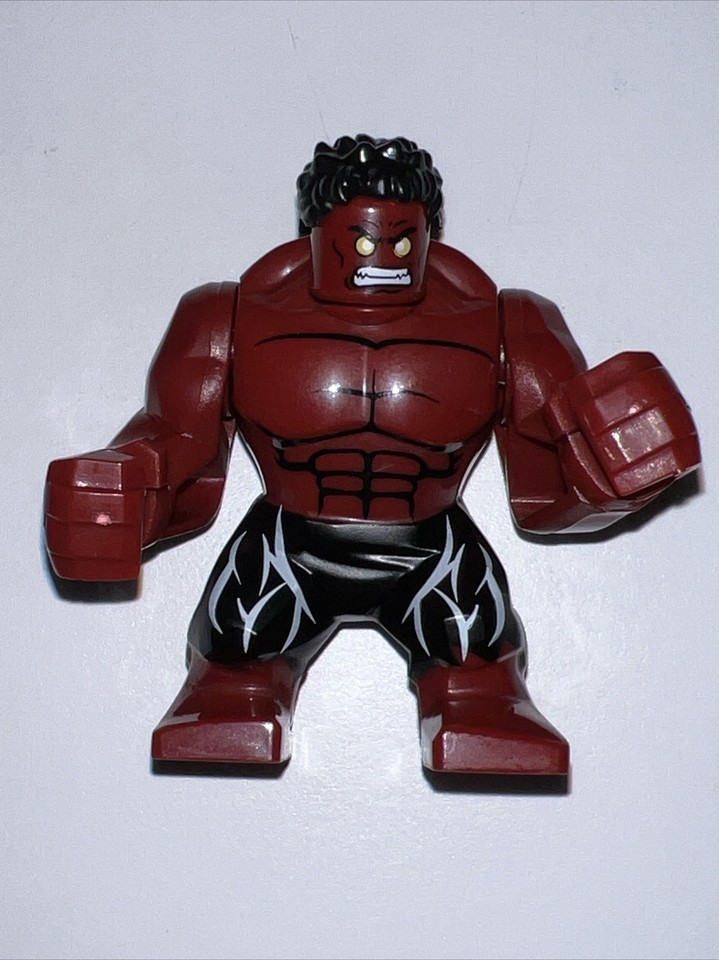 Marvel Red Hulk Big Figure Minifigure Bigfig Sealed New Not Lego Brand ...