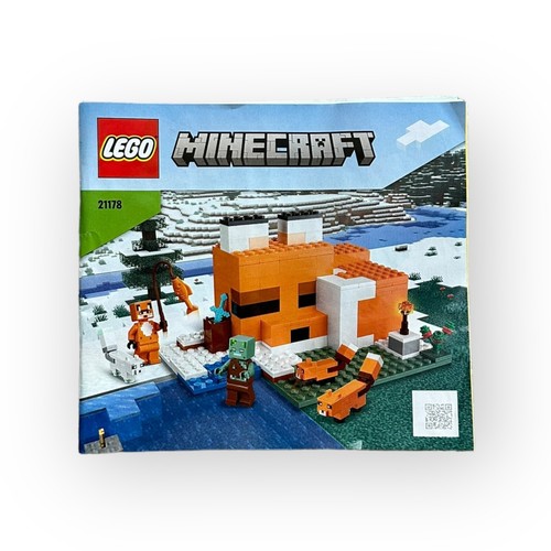 LEGO Minecraft 21178 Instructions Manual ONLY | eBay