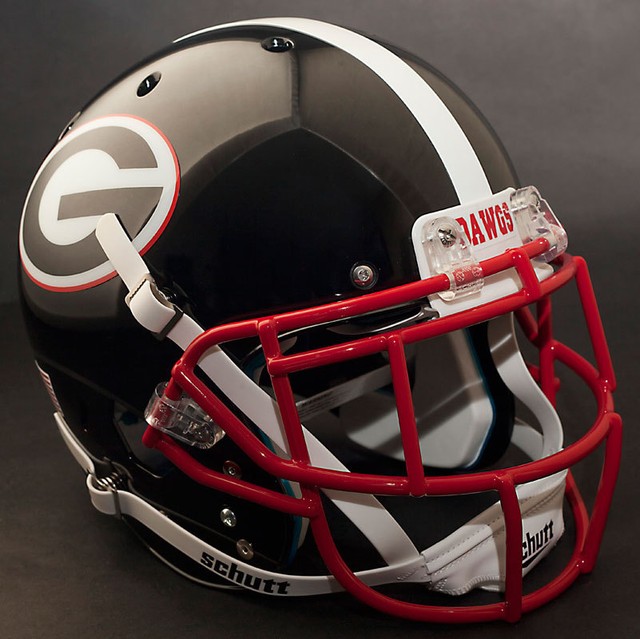 *CUSTOM* GEORGIA BULLDOGS NCAA Schutt XP Authentic GAMEDAY Football ...