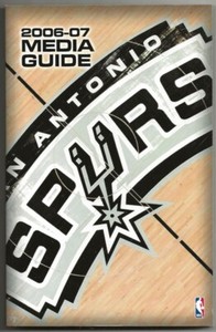2006-07 San Antonio Spurs NBA Basketball Media Guide Record Book NBA ...