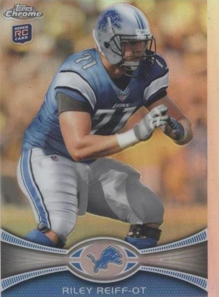 2012 Topps Chrome - Refractor #4 Riley Reiff (RC) for sale online | eBay