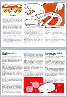 Marzipan #130 Alison Burts Super Saving Cookery Guide Recipe Card | eBay UK