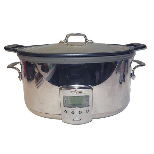 ALL-CLAD 7 Quart Slow Cooker Stainless Steel Crock Pot Series SC01 ...