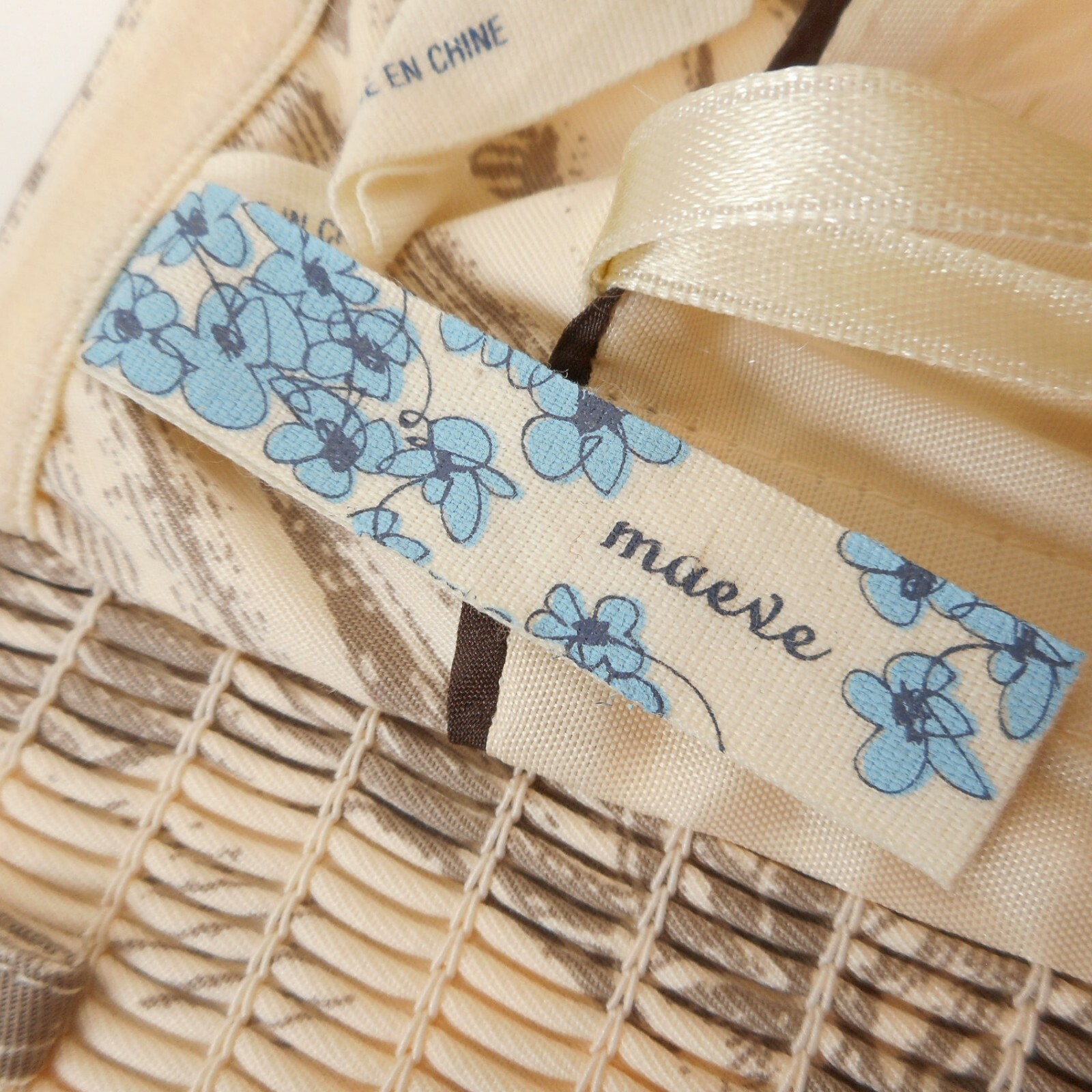 Anthropologie Size 2 Maeve Biennial Dress Floral Strapless Tie Waist ...