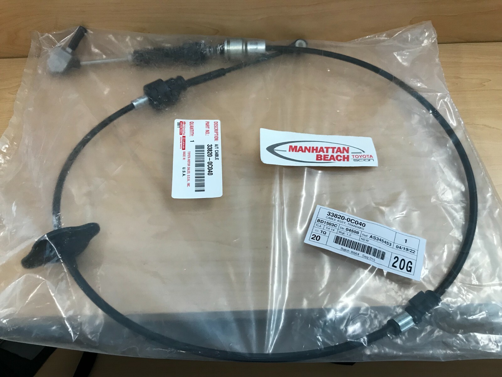 NEW 05-07 SEQUOIA 4.7L V8 AUTOMATIC TRANSMISSION COLUMN SHIFT CABLE ...