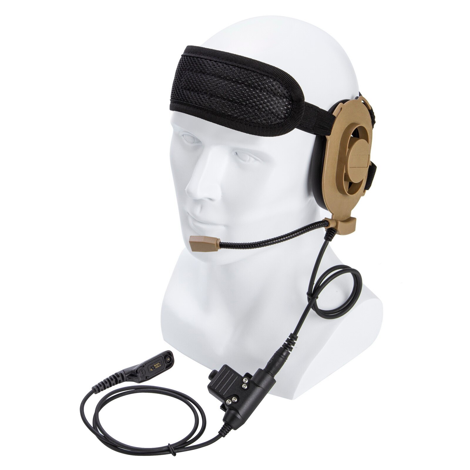 U94 PTT Tactical Bowman Radio Headset Earpiece for Motorola XiR P8268 ...