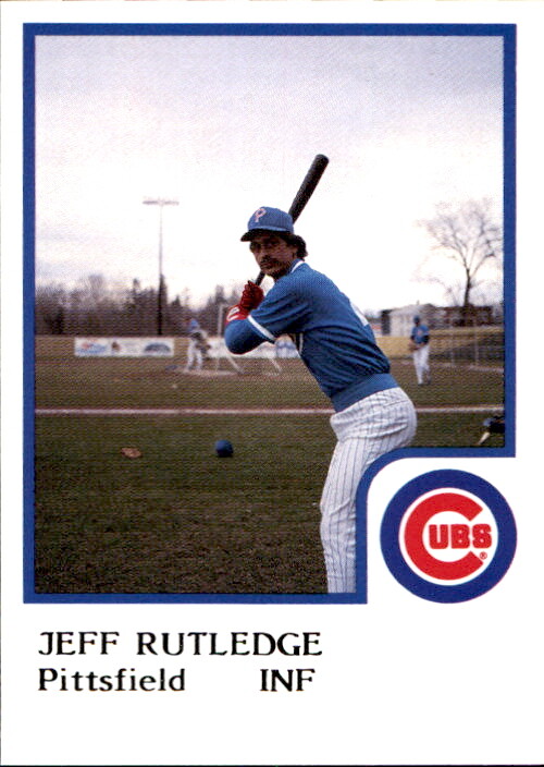 1986 Pittsfield Cubs ProCards #21 Jeff Rutledge Fresno California ...